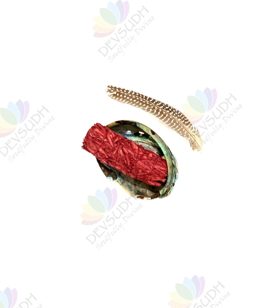 Dragon’s Blood (Red) California Sage Smudge Stick – DEVSUDH