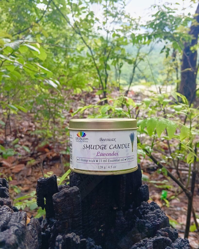 Lavender Smudge Candle (Triple hemp wick candle) – DEVSUDH